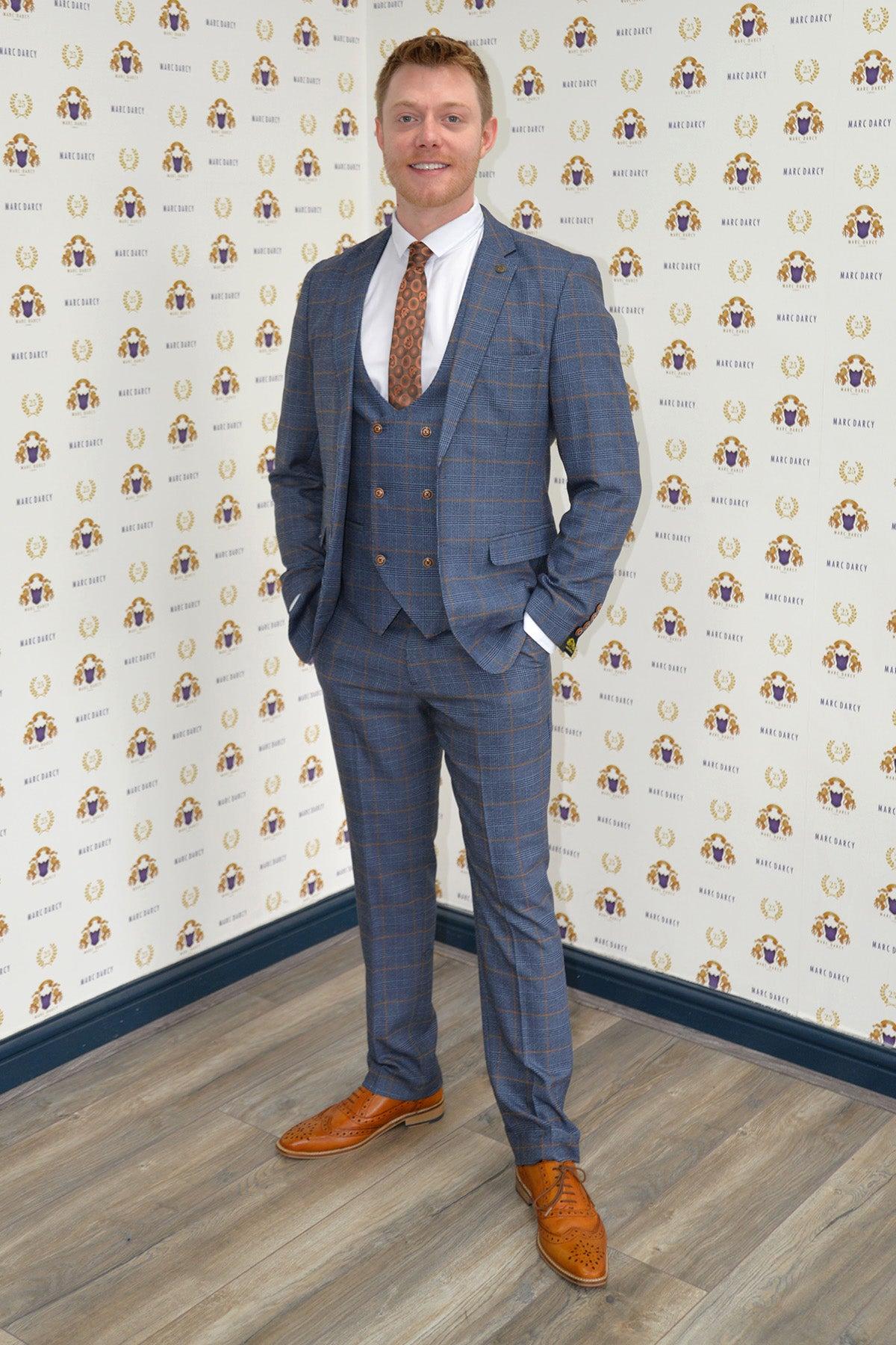 Coronation Street's Daniel Osbourne (Rob Mallard) in JENSON Sky Blue C ...