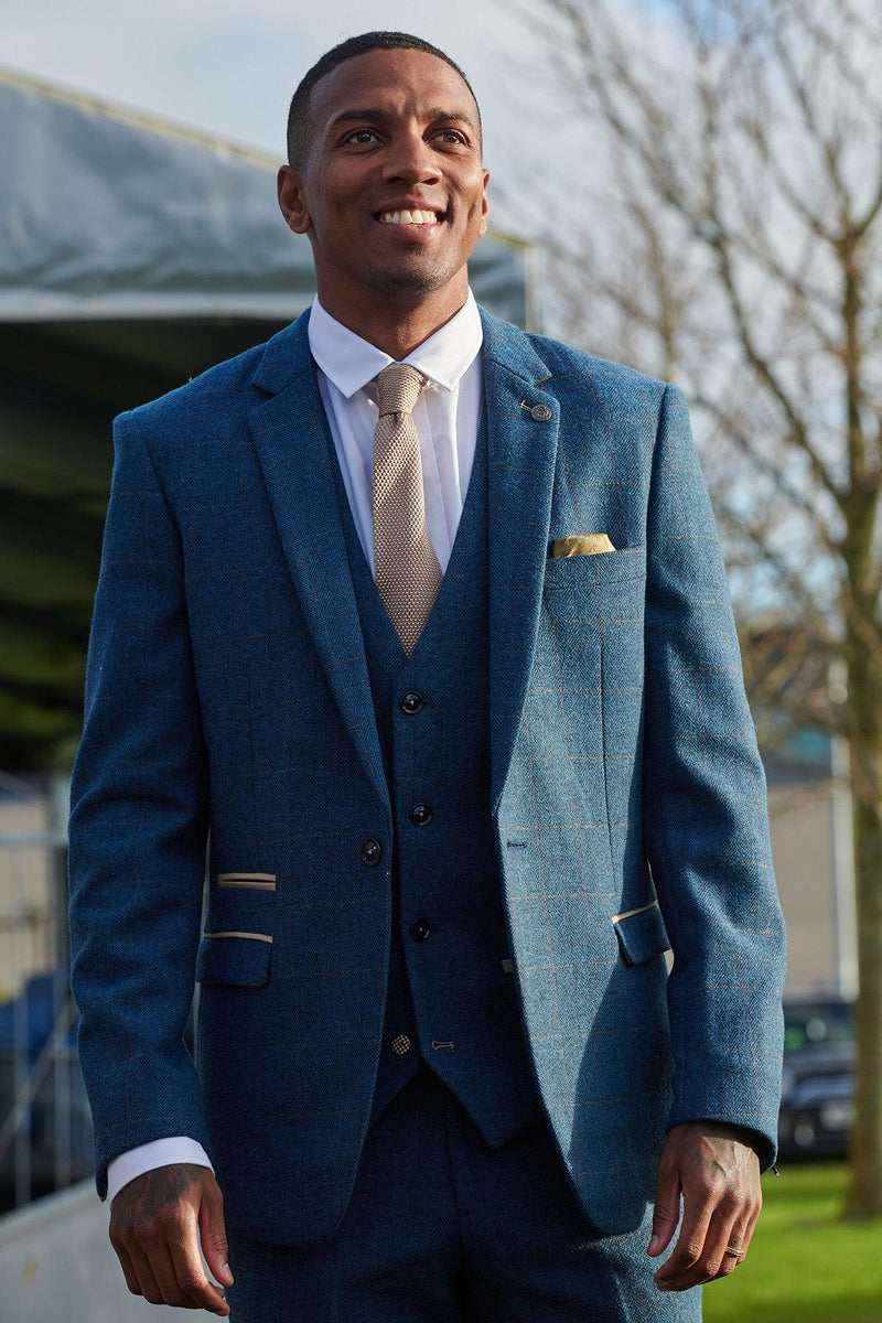 The Everton Collection | Ashley Young In DION Suit – Marc Darcy