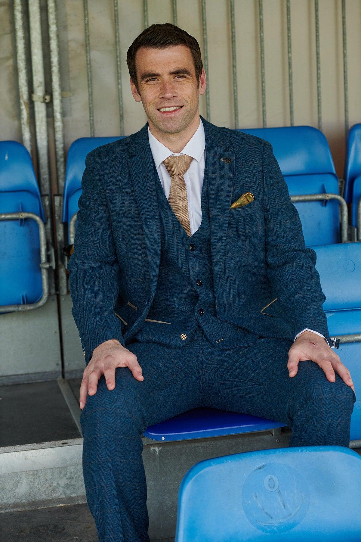 The Everton Collection | Seamus Coleman In DION Suit – Marc Darcy