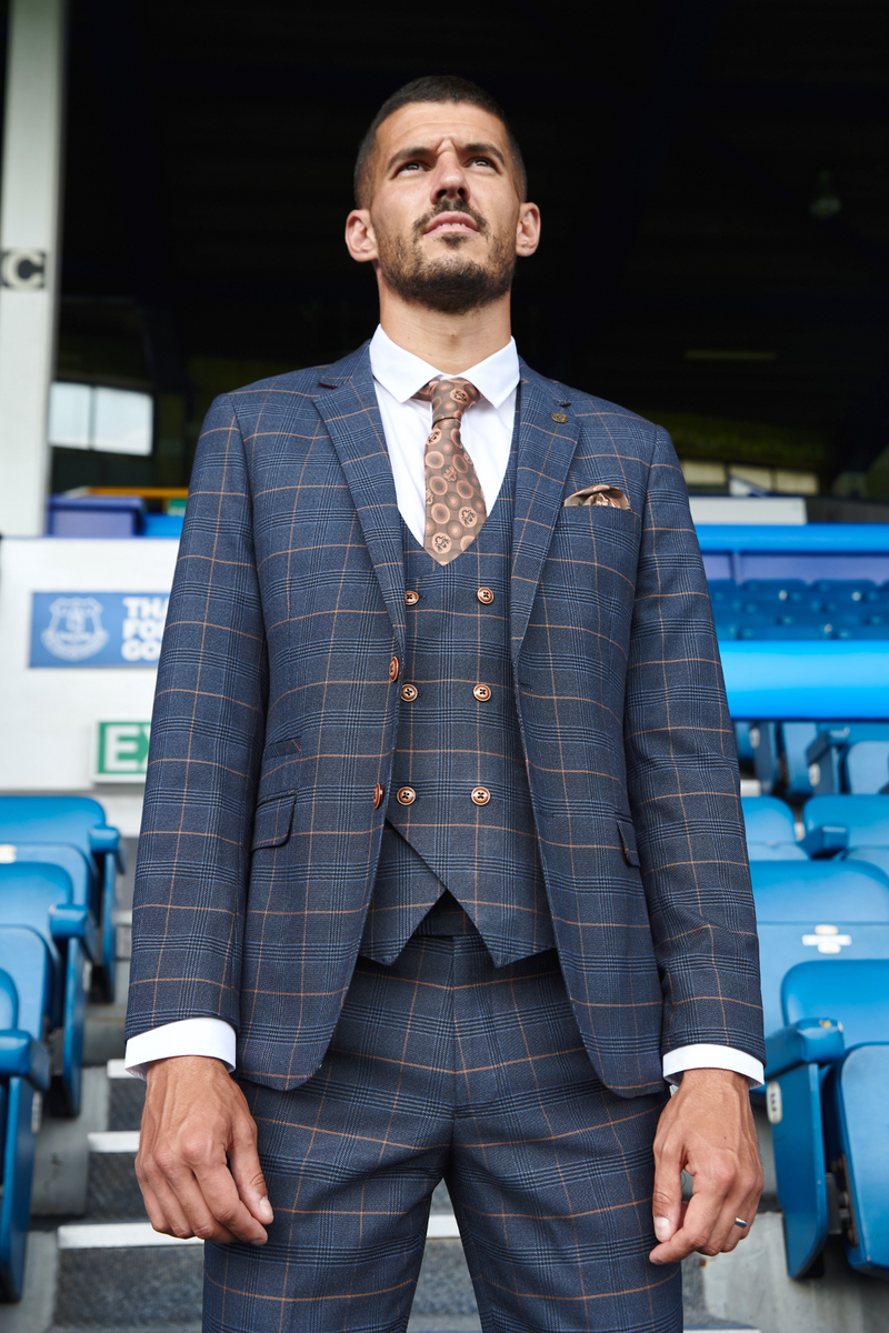 Everton Defender Conor Coady in Jenson Marine Suit – Marc Darcy