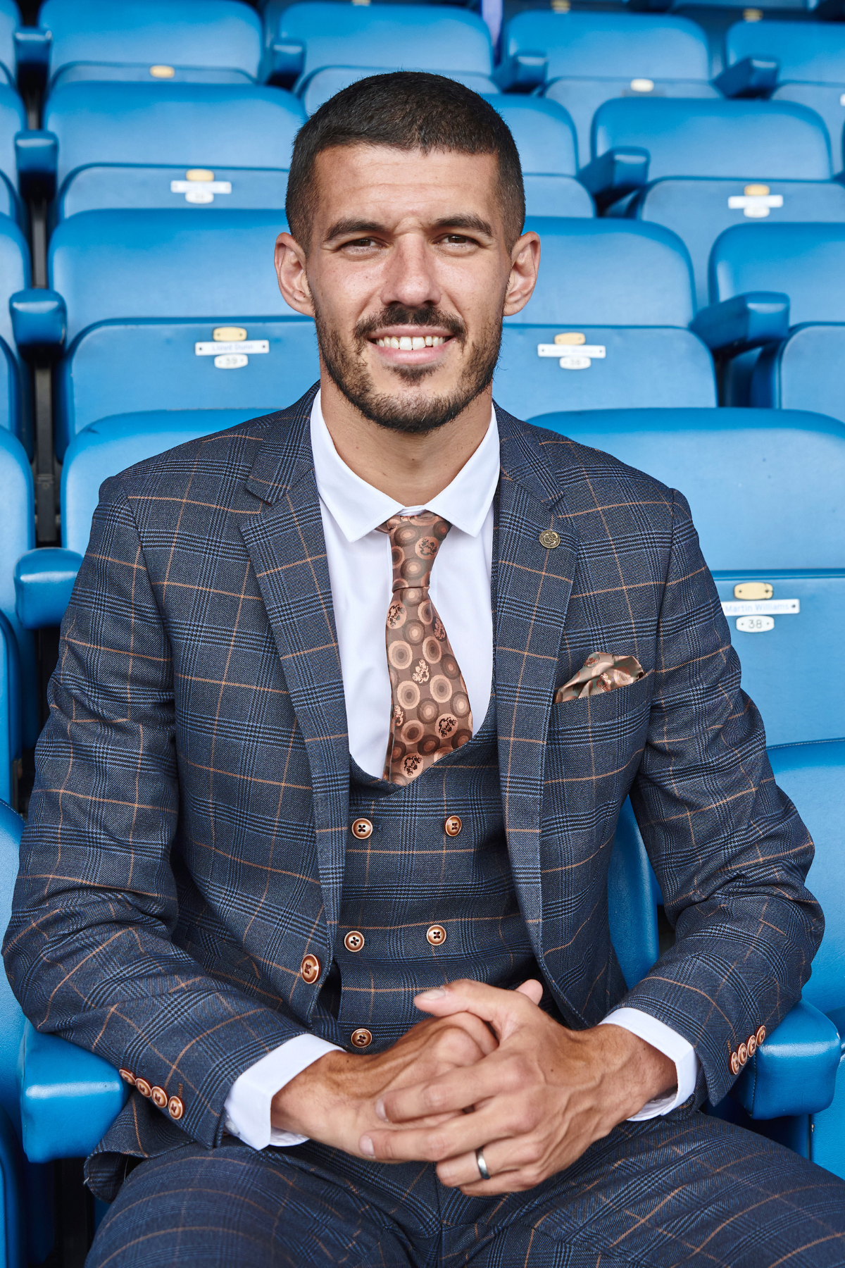 Everton Defender Conor Coady in Jenson Marine Suit – Marc Darcy